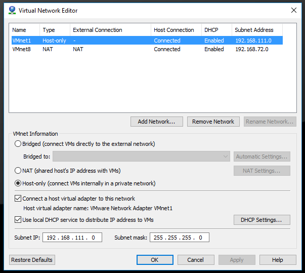 No Bridged Adapters in VMware Workstation – vswitchzero