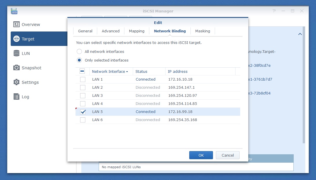 Synology DS1621+ iSCSI Configuration – vswitchzero