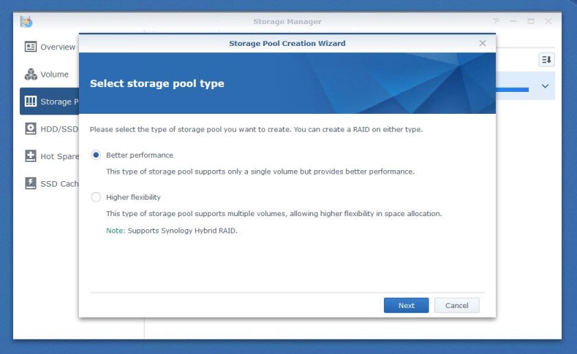 Synology DS1621+ Storage Pool and Volume Creation – vswitchzero